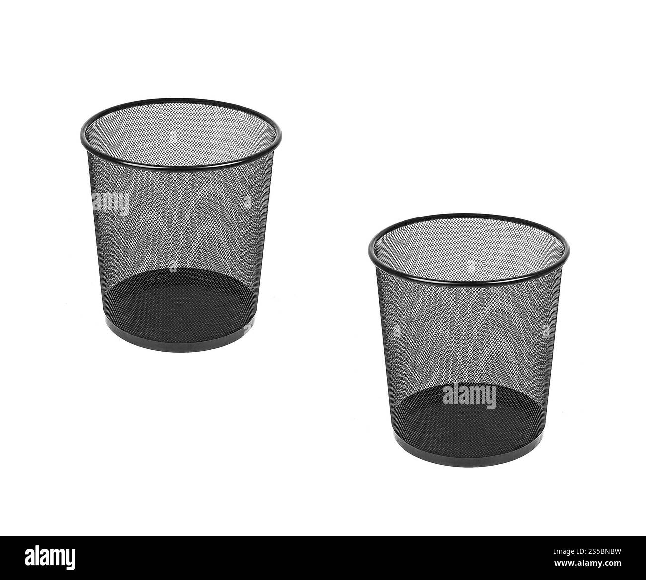 Empty trash isolated on white background. Empty trash Stock Photo - Alamy