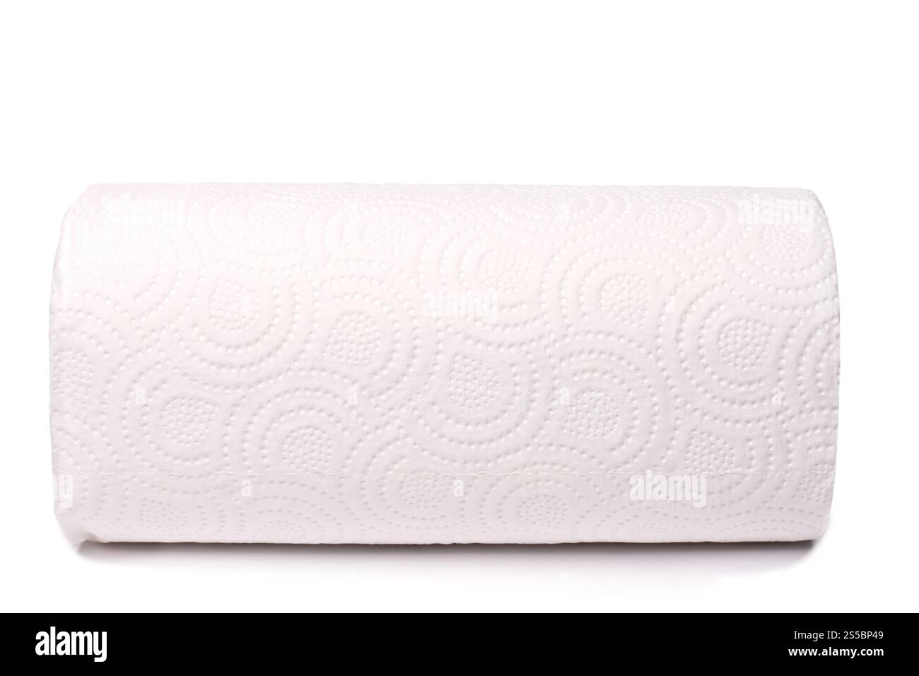 Roll paper isolated on white background. Roll paper Stock Photo - Alamy