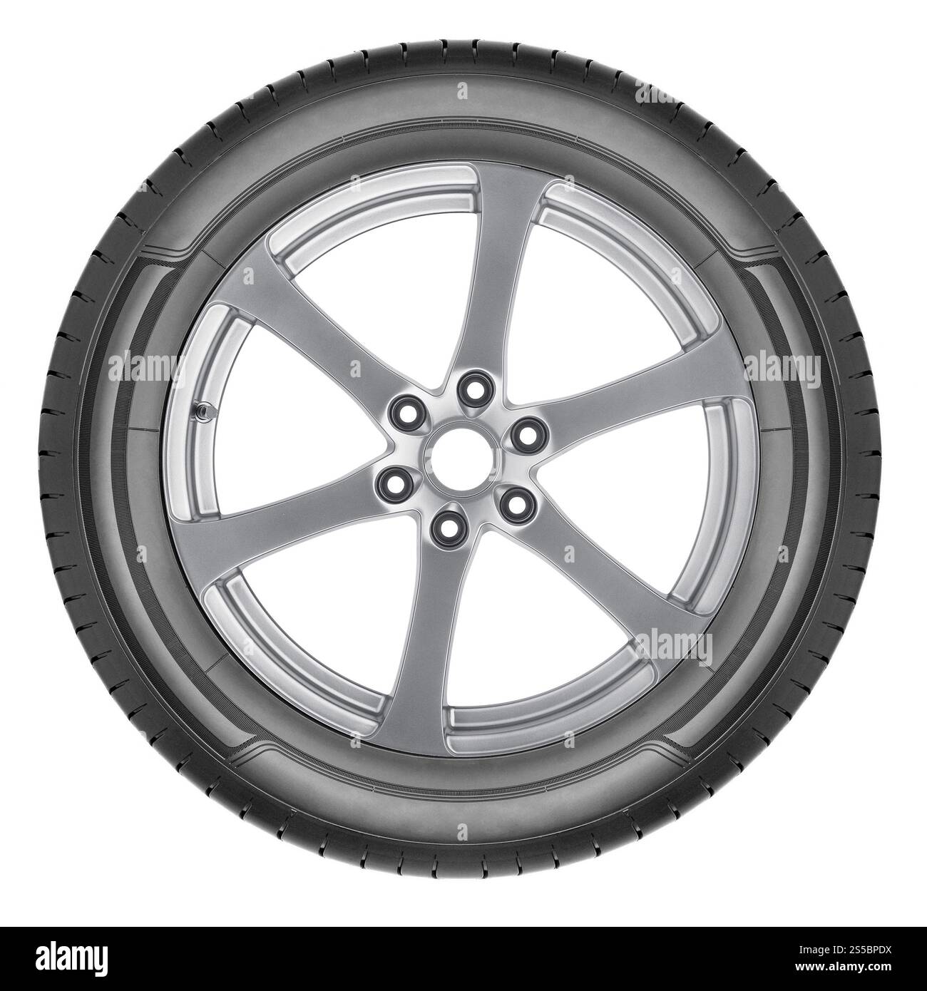alloy wheel set isolated on a white background closeup. alloy wheel set ...