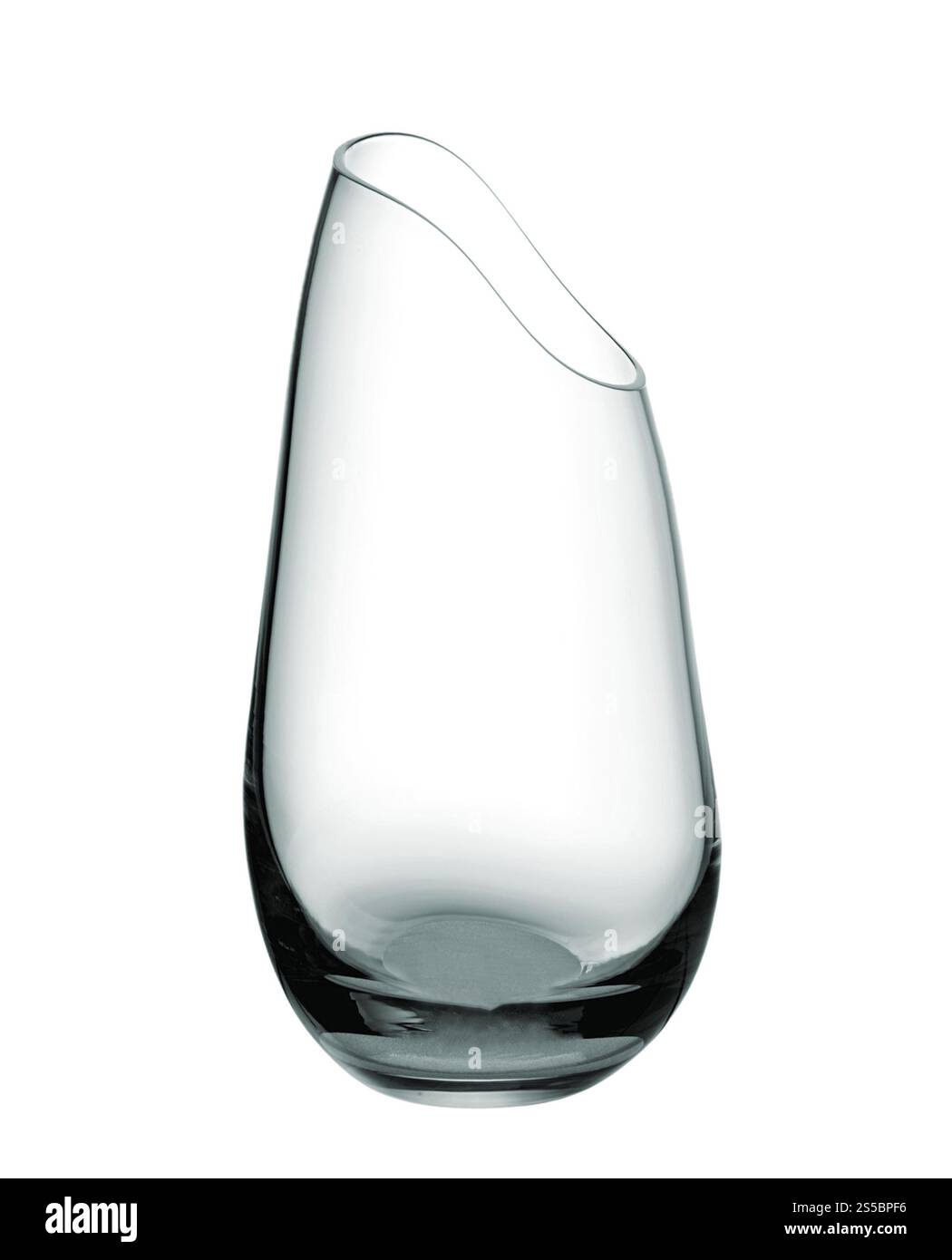 Empty glass vase isolated on white background. Empty glass vase Stock ...