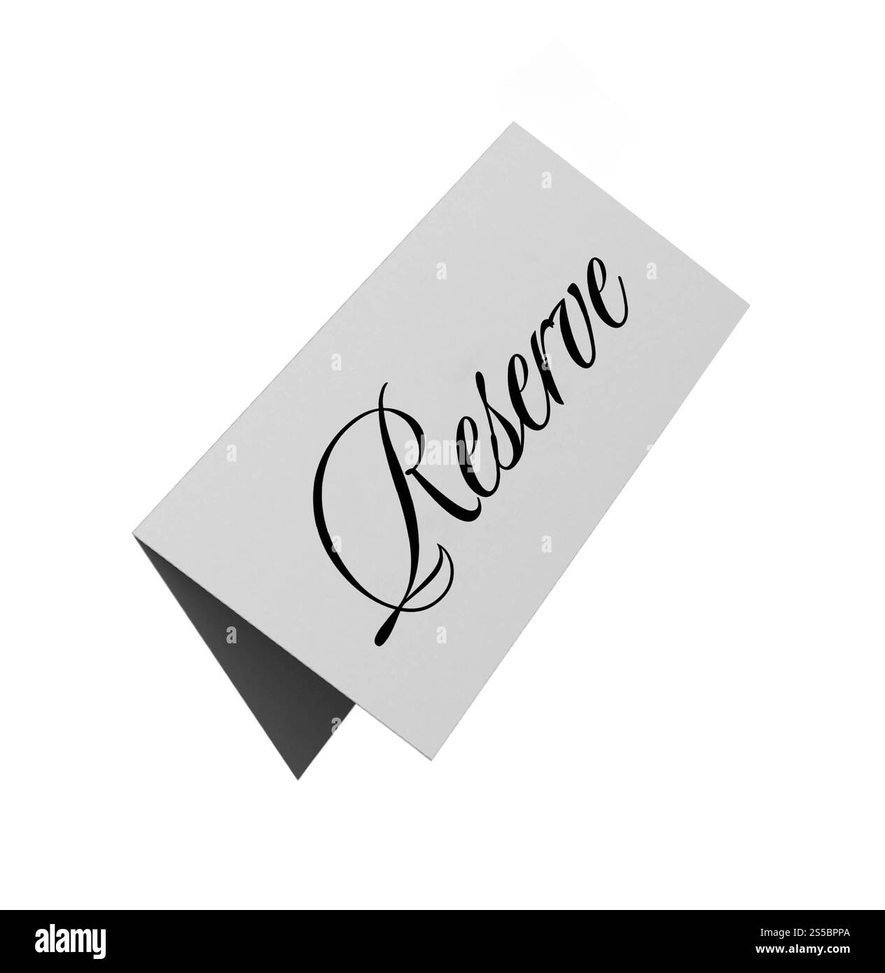 reserved sign isolated over white. reserved sign isolated Stock Photo ...