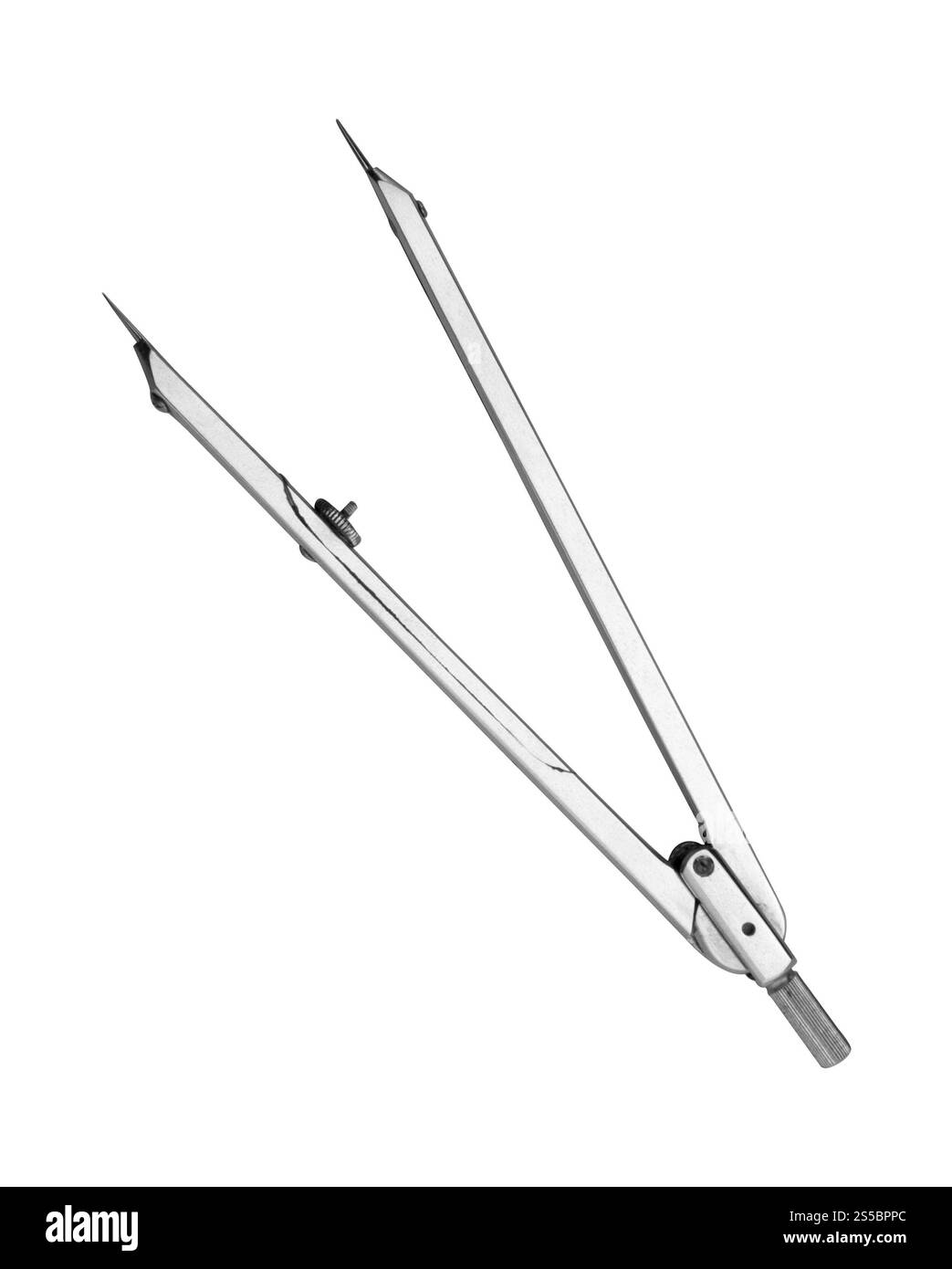 drafting compass isolated on white background. drafting compass ...