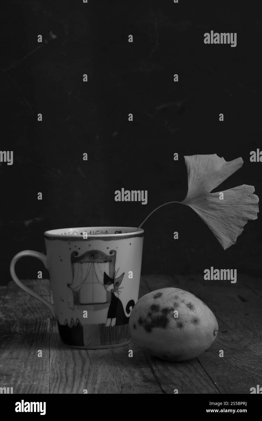 Tasty leaves Black and White Stock Photos & Images - Alamy