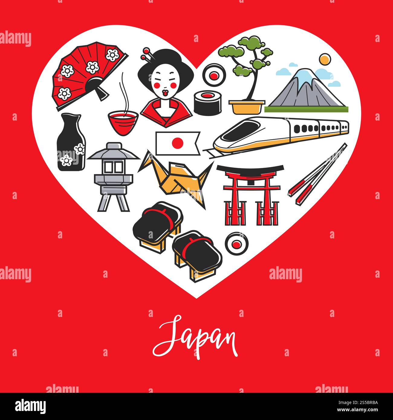 Geisha japan inside Stock Vector Images - Alamy