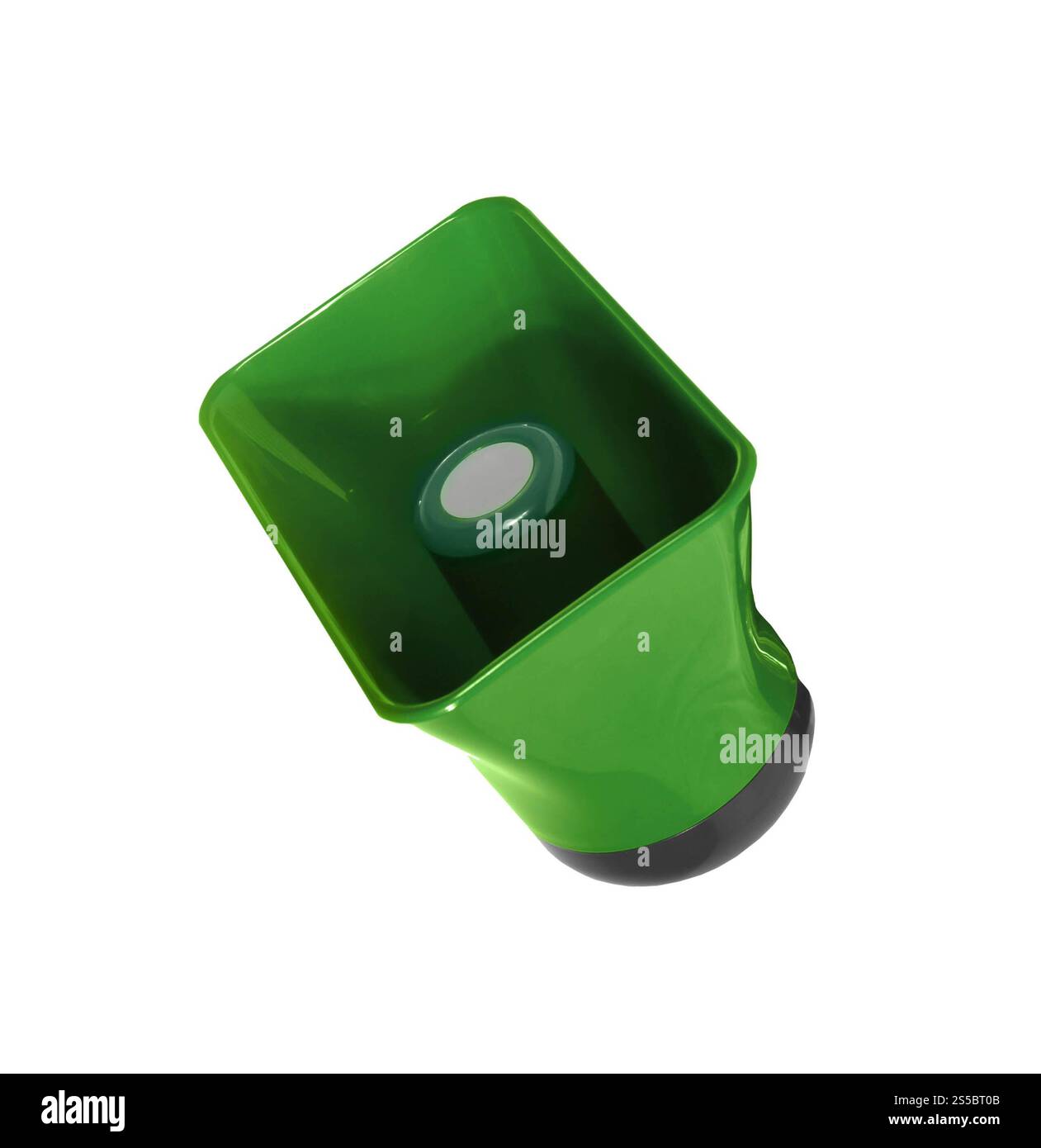 green megaphone isolated on white background. green megaphone Stock ...