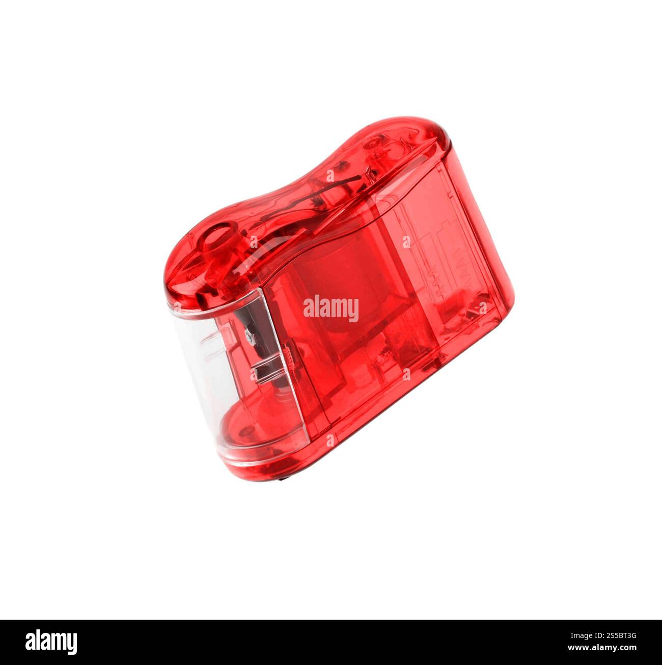red pencil-sharpener isolated on white background. red pencil-sharpener ...