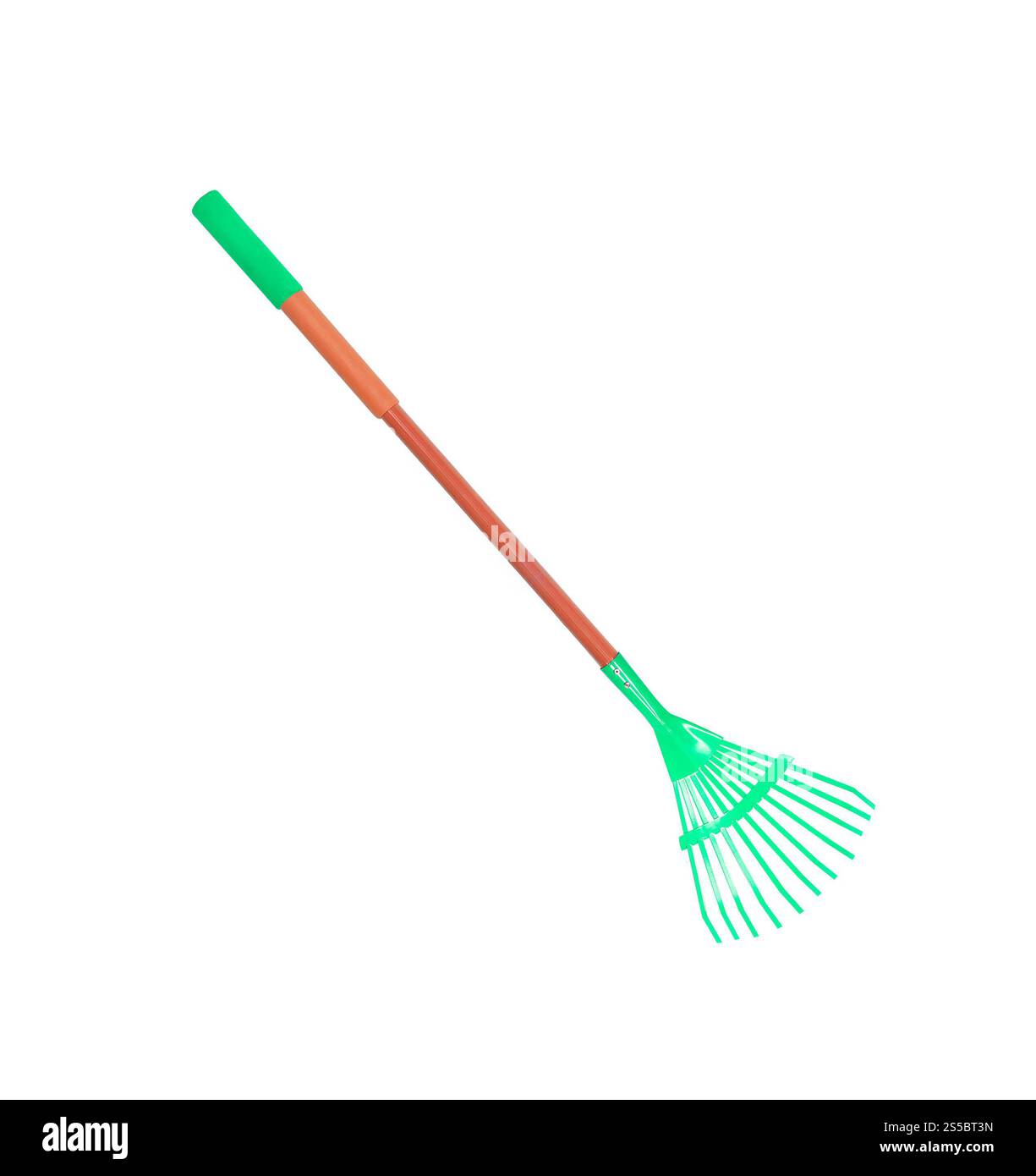 Plastic rake isolated on the white background. Plastic rake isolated ...