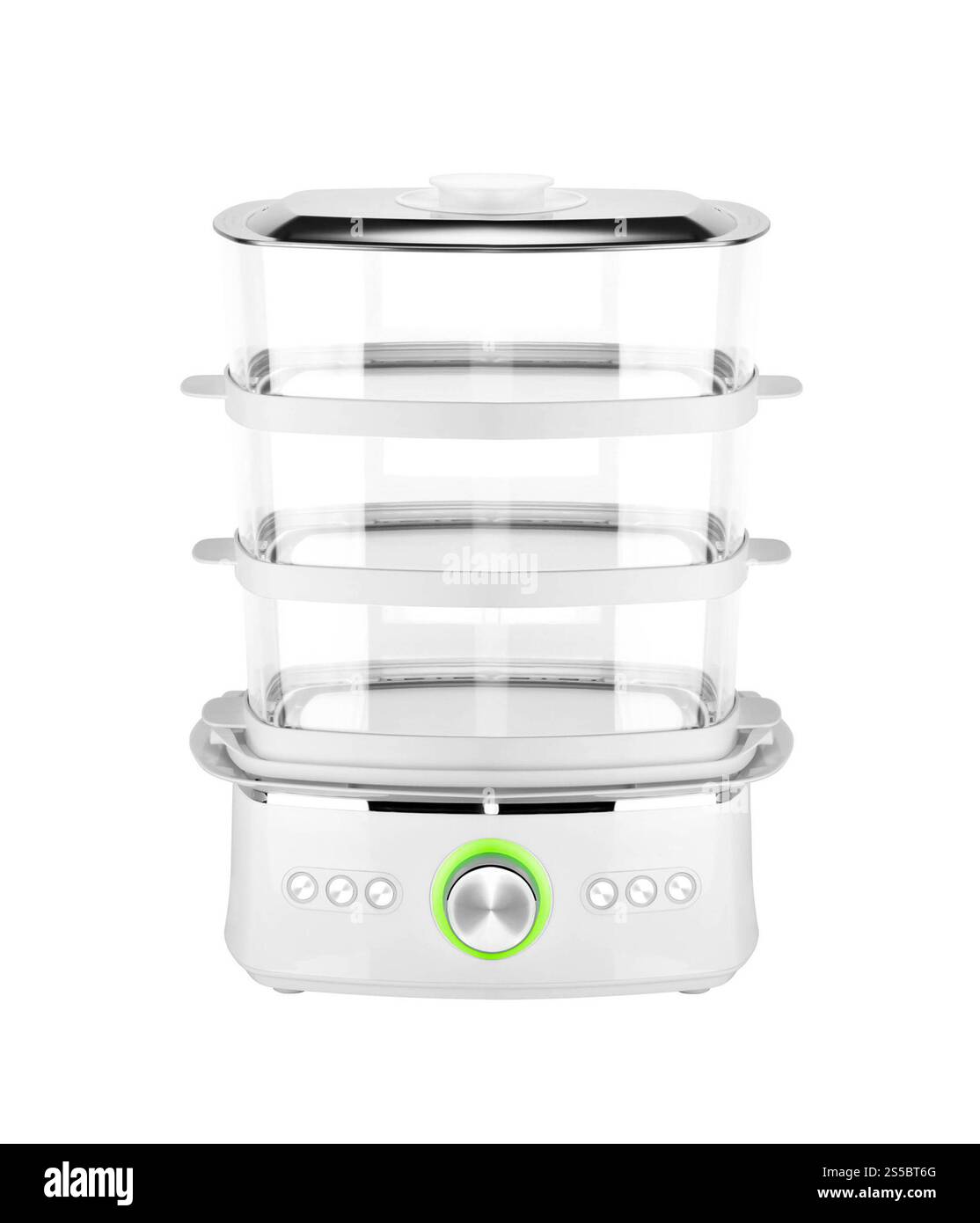 Modern steamer isolated on white background. Modern steamer isolated ...