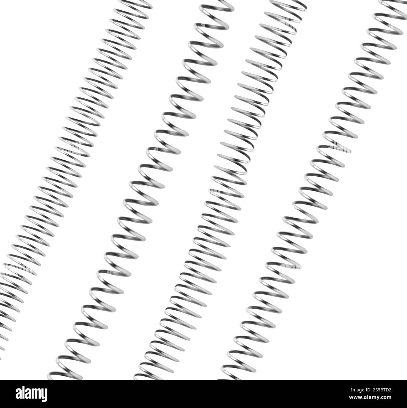 Real springs isolated on white background. Real springs isolated Stock ...