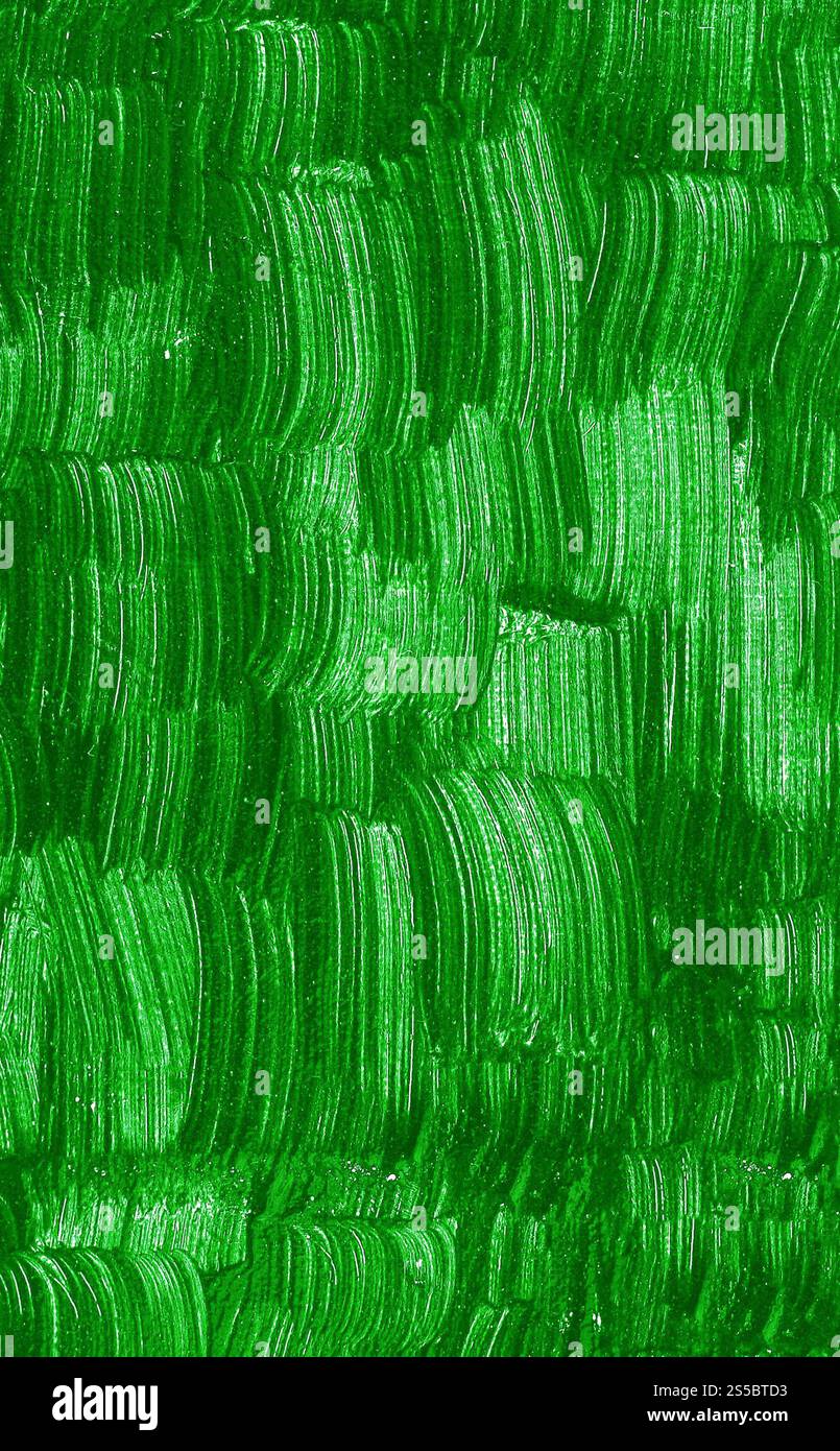 green oil paint abstract background or texture. green oil paint ...