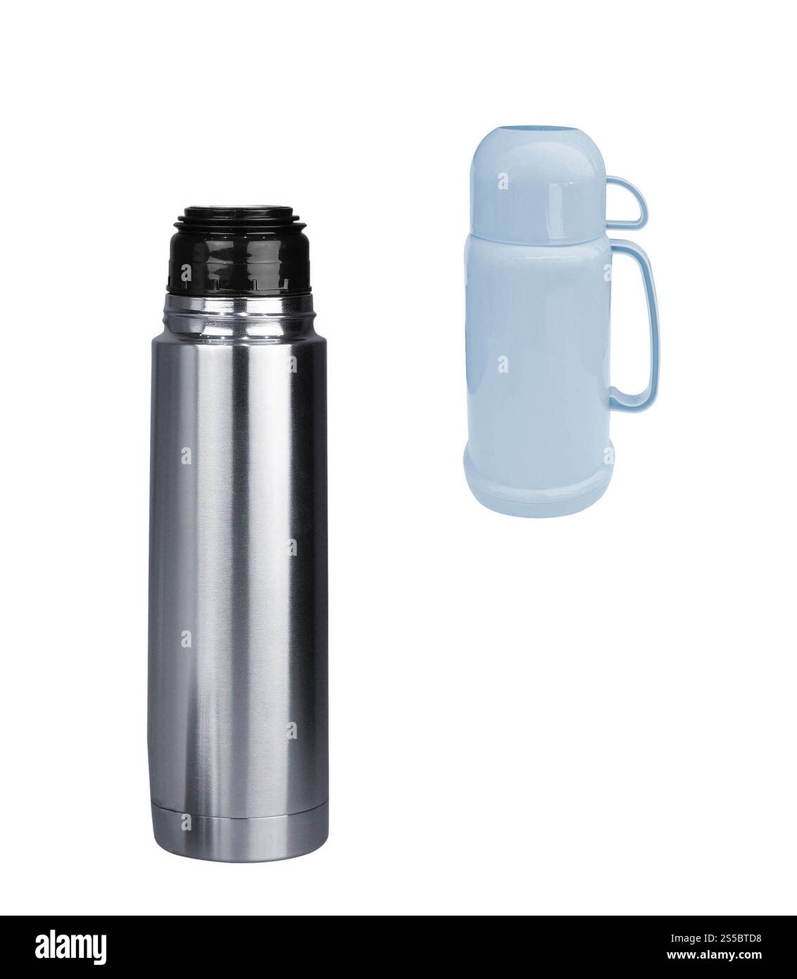 Thermos isolated on a white background. Thermos Stock Photo - Alamy