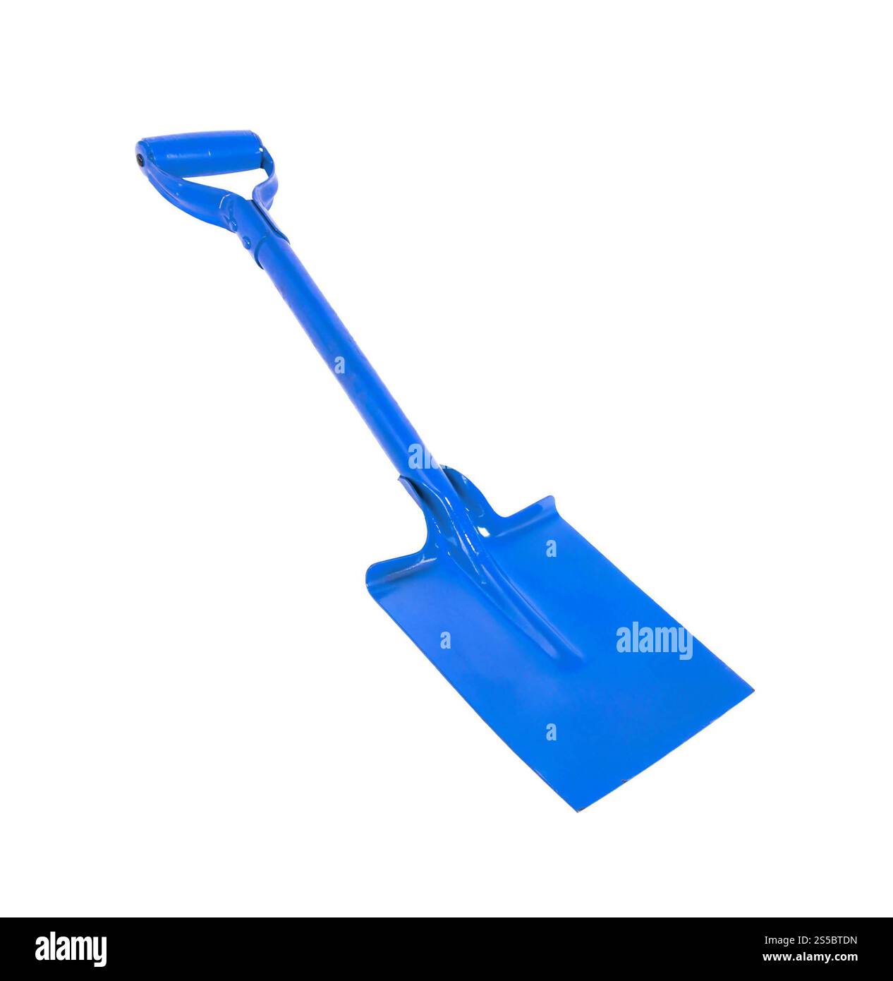 blue shovel isolated on white background. blue shovel Stock Photo - Alamy