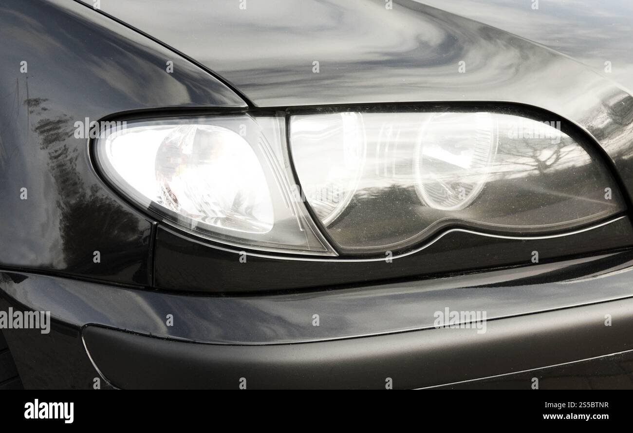 Car front close up background. Car front close up Stock Photo - Alamy