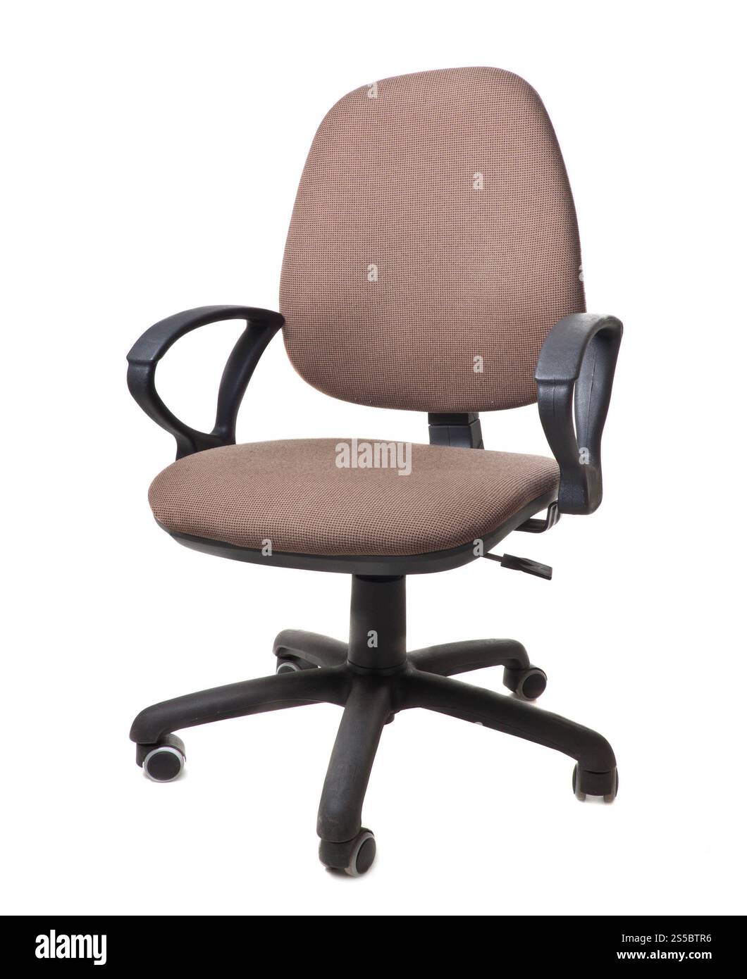 Office chair on wheels isolated on white background. Office chair on ...