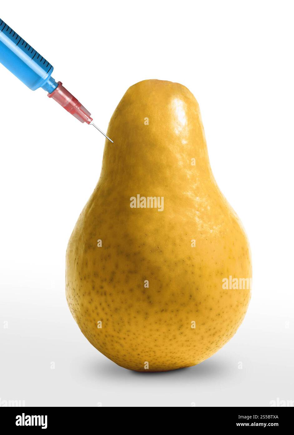 Vitamin Injection isolated on white background. Vitamin Injection Stock ...