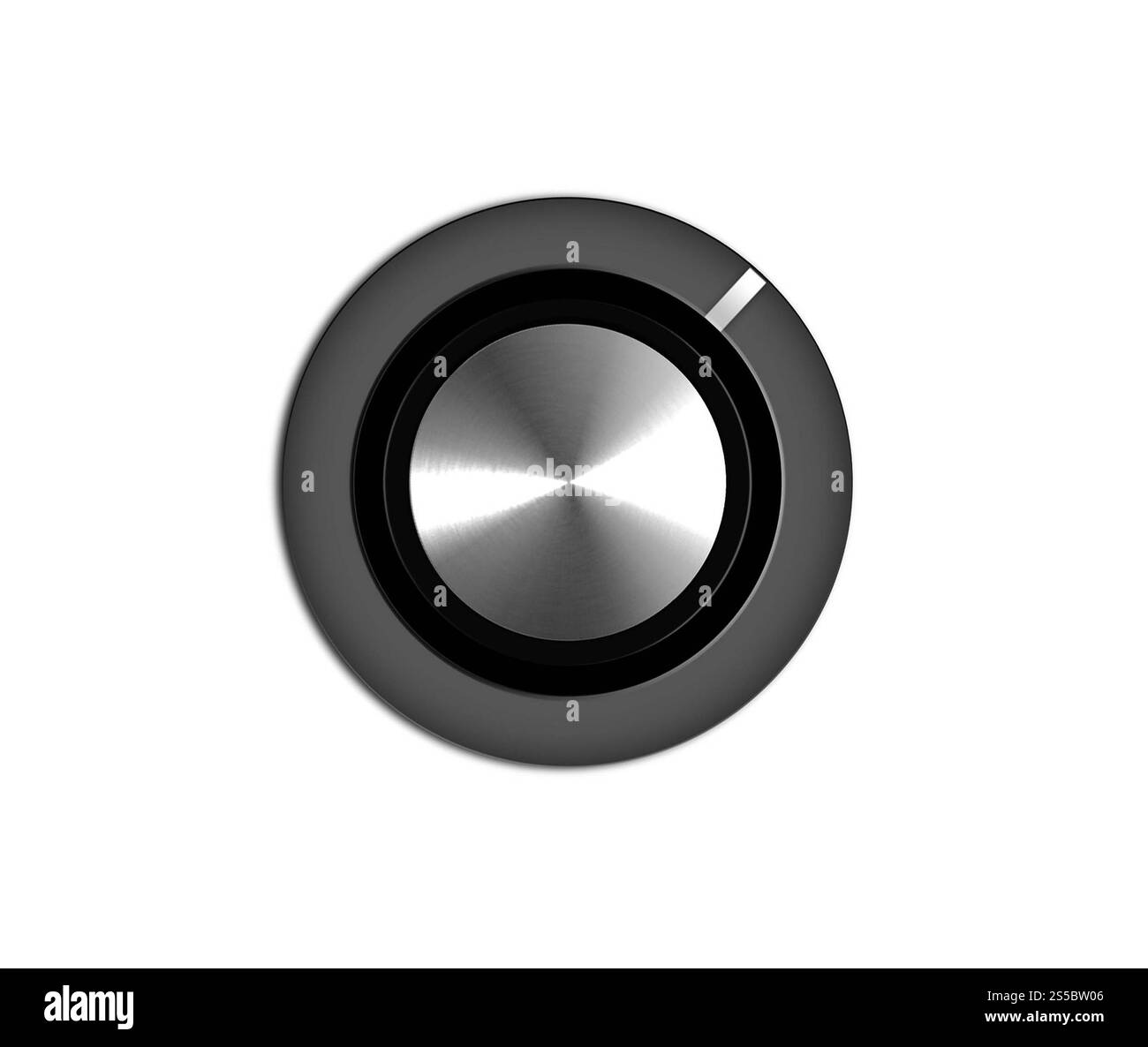 volume button isolated on white background Stock Photo - Alamy