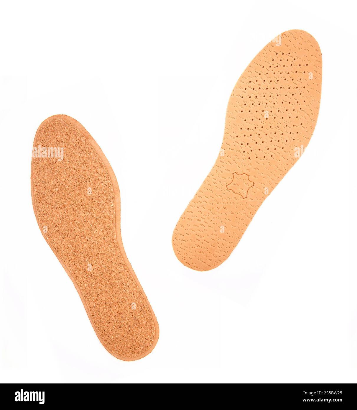White shoe insoles isolated on white background. White shoe insoles ...