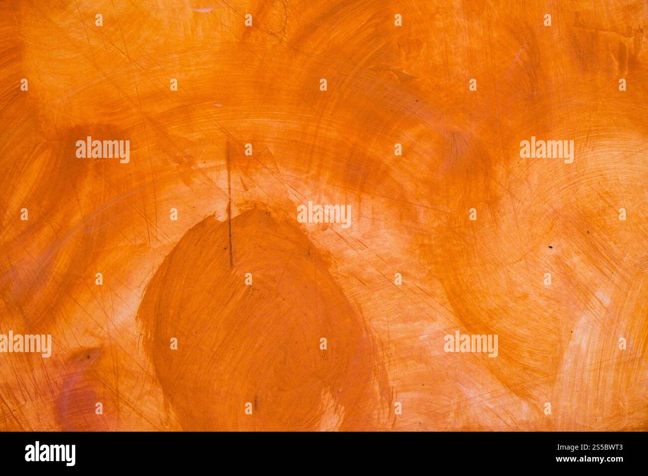 Textured wall brushed painted Background, Abstract Orange Oil Color ...