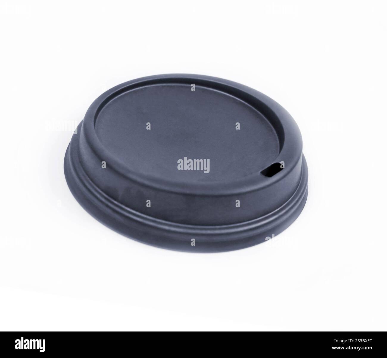 coffee lid isolate inside place with text isolated on white background ...