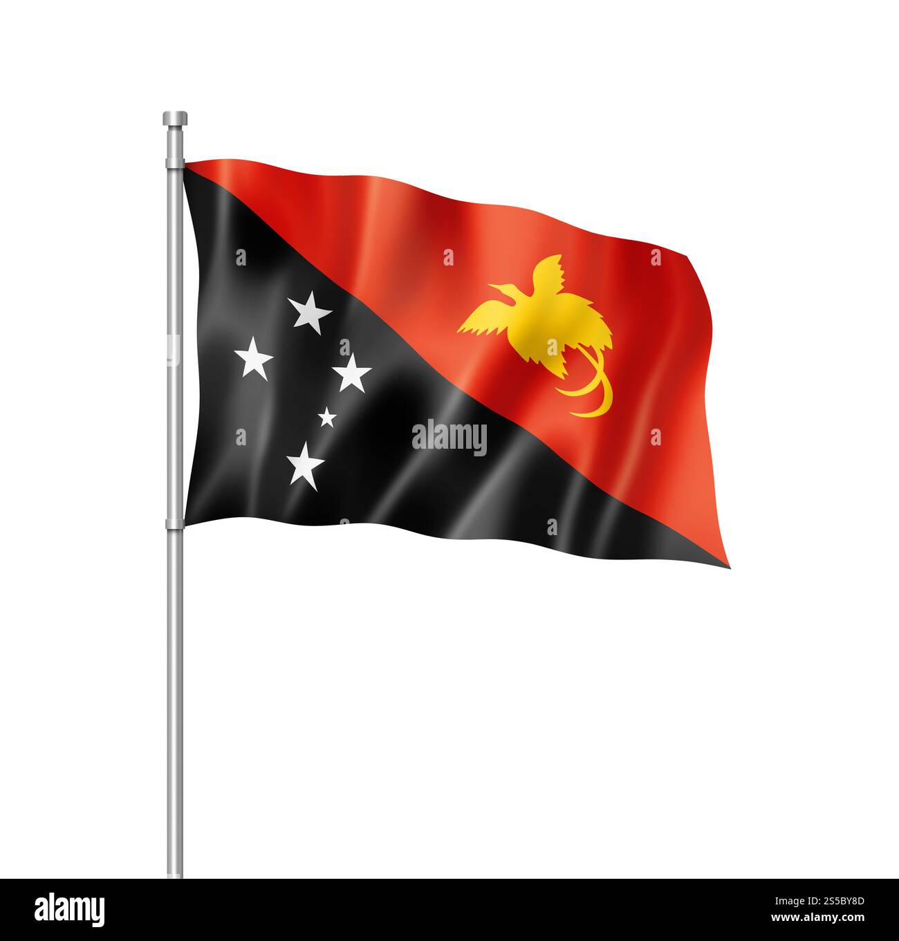 Papua new guinea 3d render Cut Out Stock Images & Pictures - Alamy