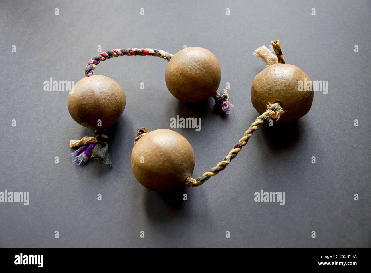 Traditional thelevi gourg, or aslatua, kass on black background ...