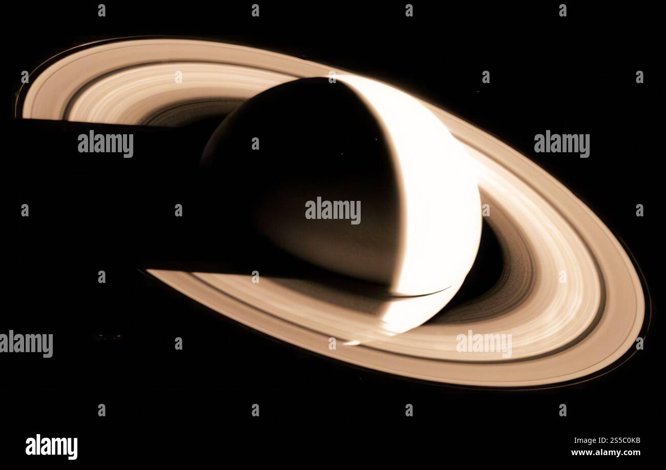 Saturn planet rings hi-res stock photography and images - Alamy