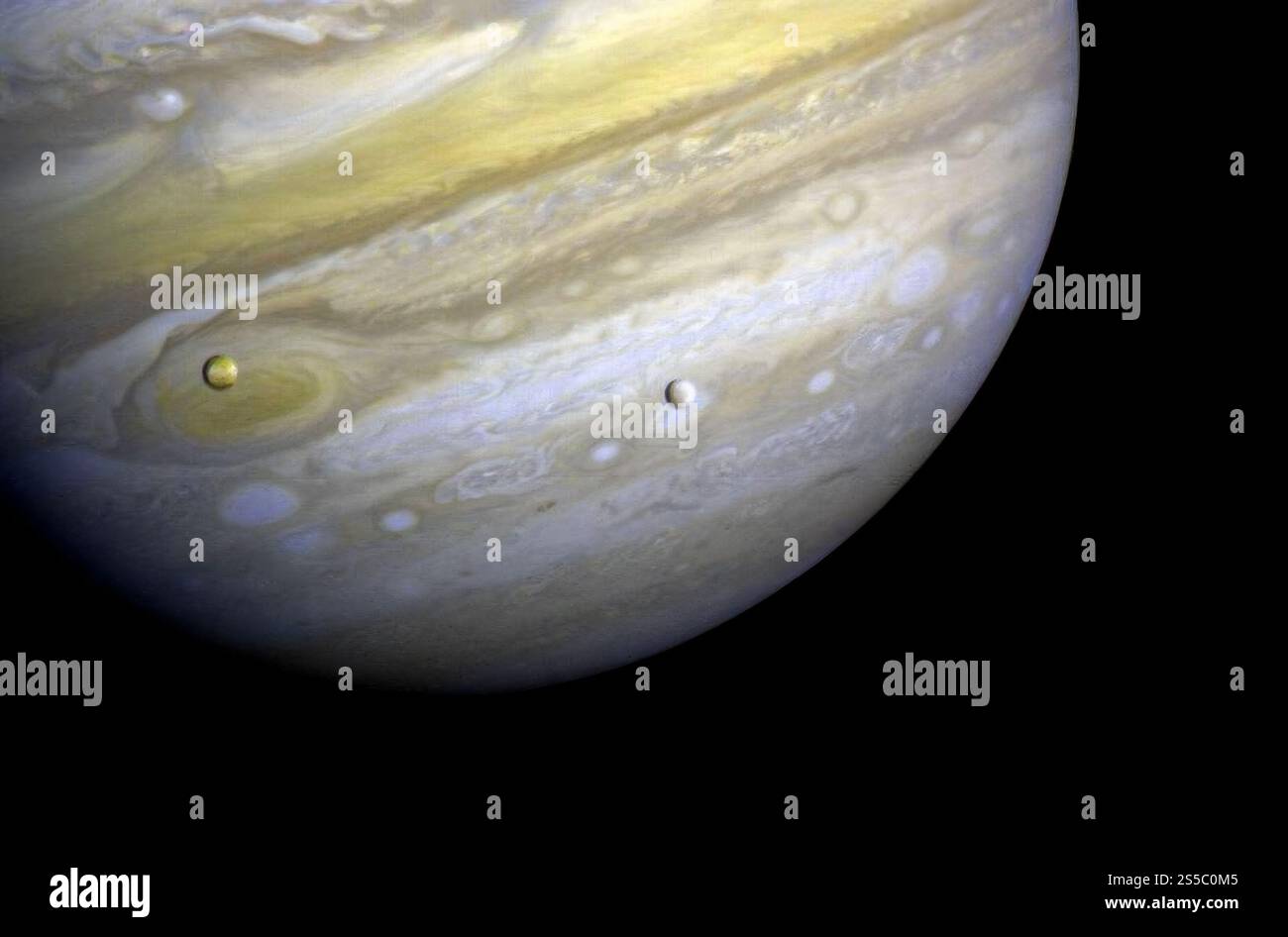 View of planet Jupitar by Voyager I spacecraft Stock Photo - Alamy