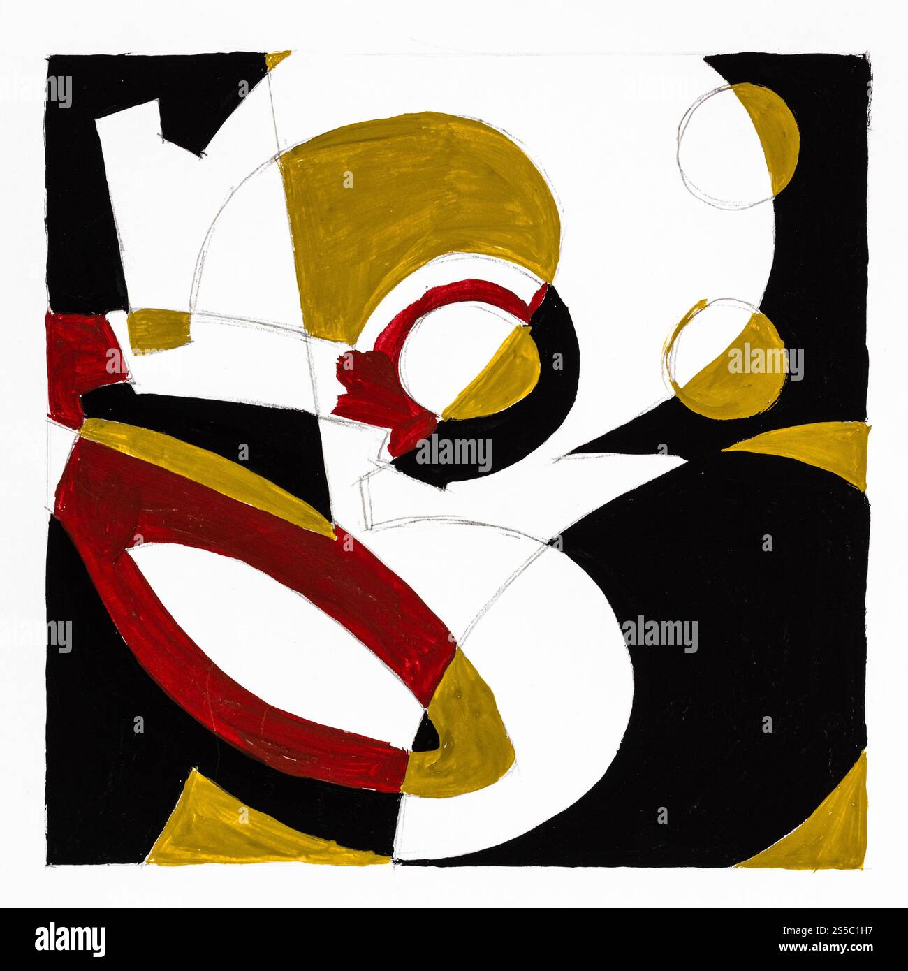 Letter white circles on Cut Out Stock Images & Pictures - Alamy