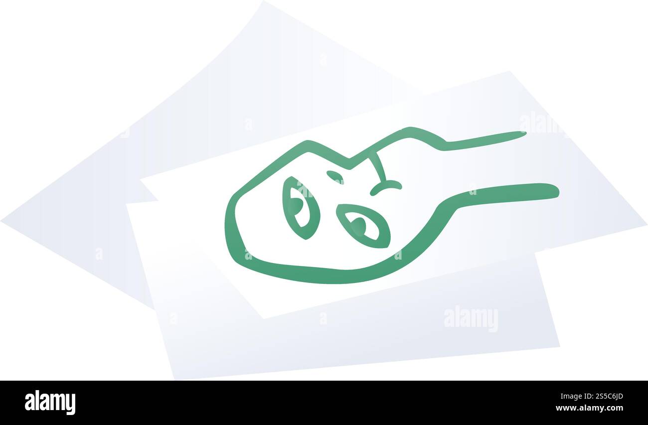 Drawing papers icon. Isometric of drawing papers vector icon for web ...