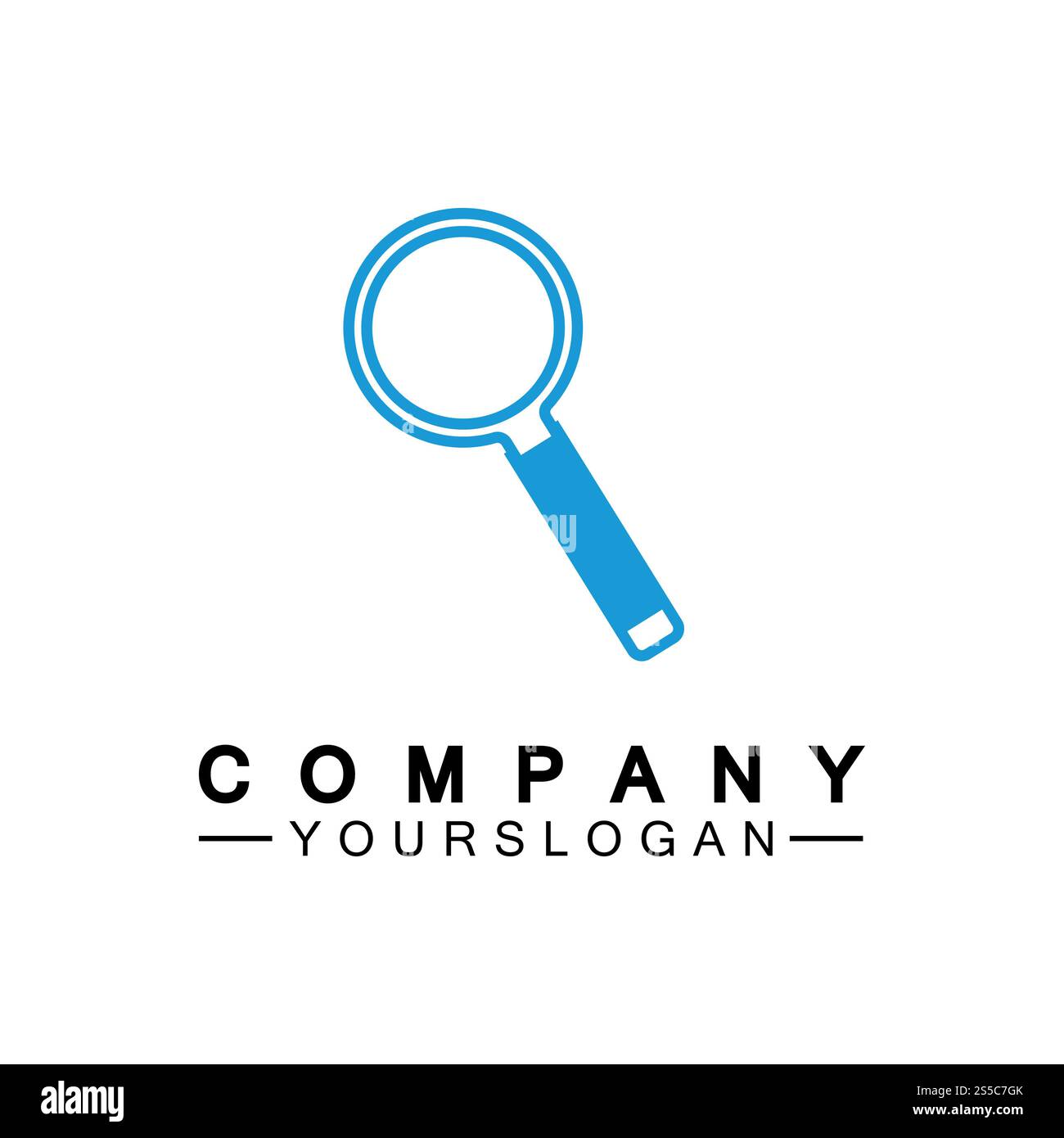 Search line icon magnify Cut Out Stock Images & Pictures - Alamy