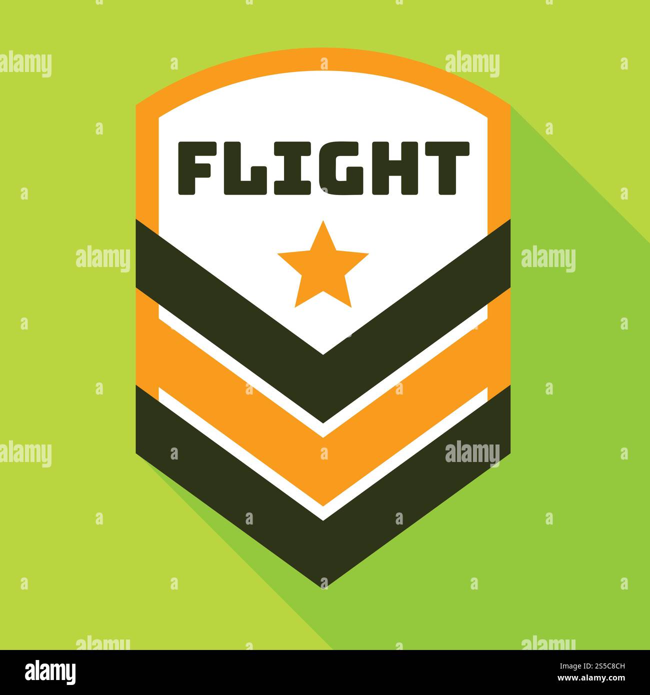 Star flight logo. Flat illustration of star flight vector logo for web ...