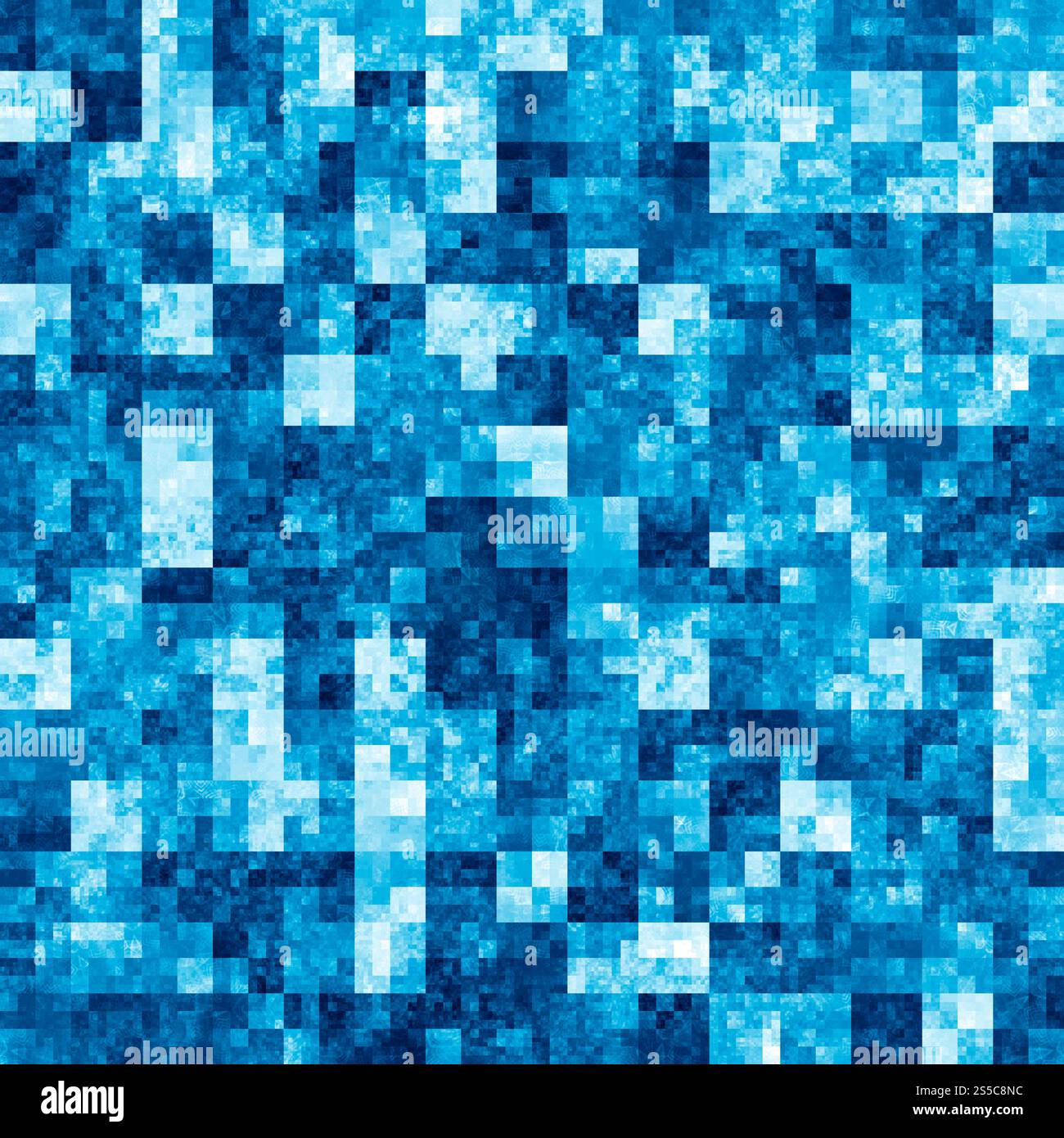 Background with blue abstract checkered pattern Stock Photo - Alamy