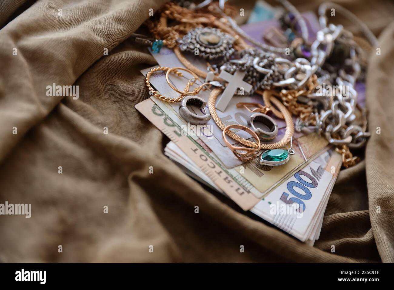 A fragment of a stepped ascent to the pedestrian bridge between the ...