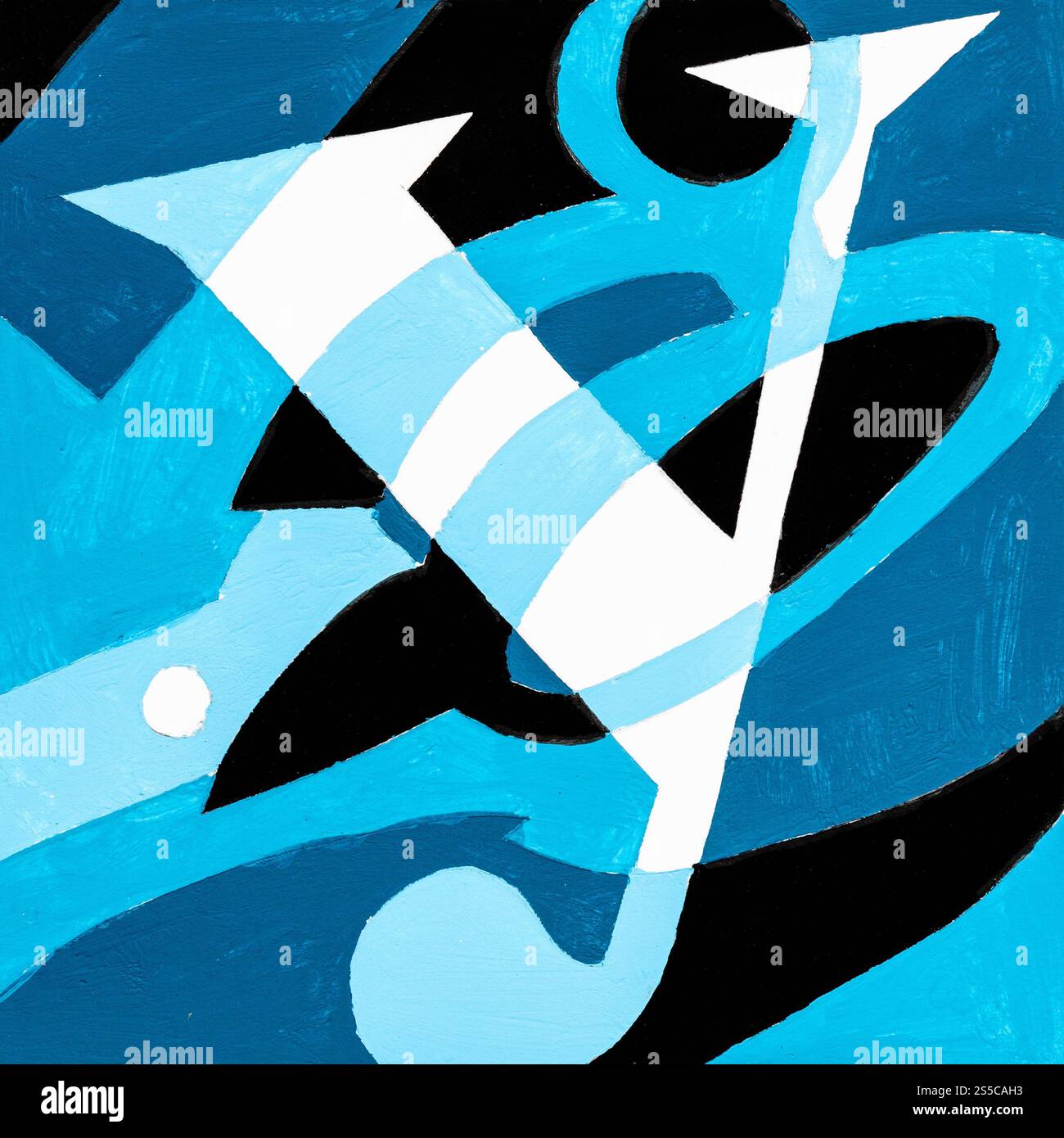 Blue study scissors illustration hi-res stock photography and images ...