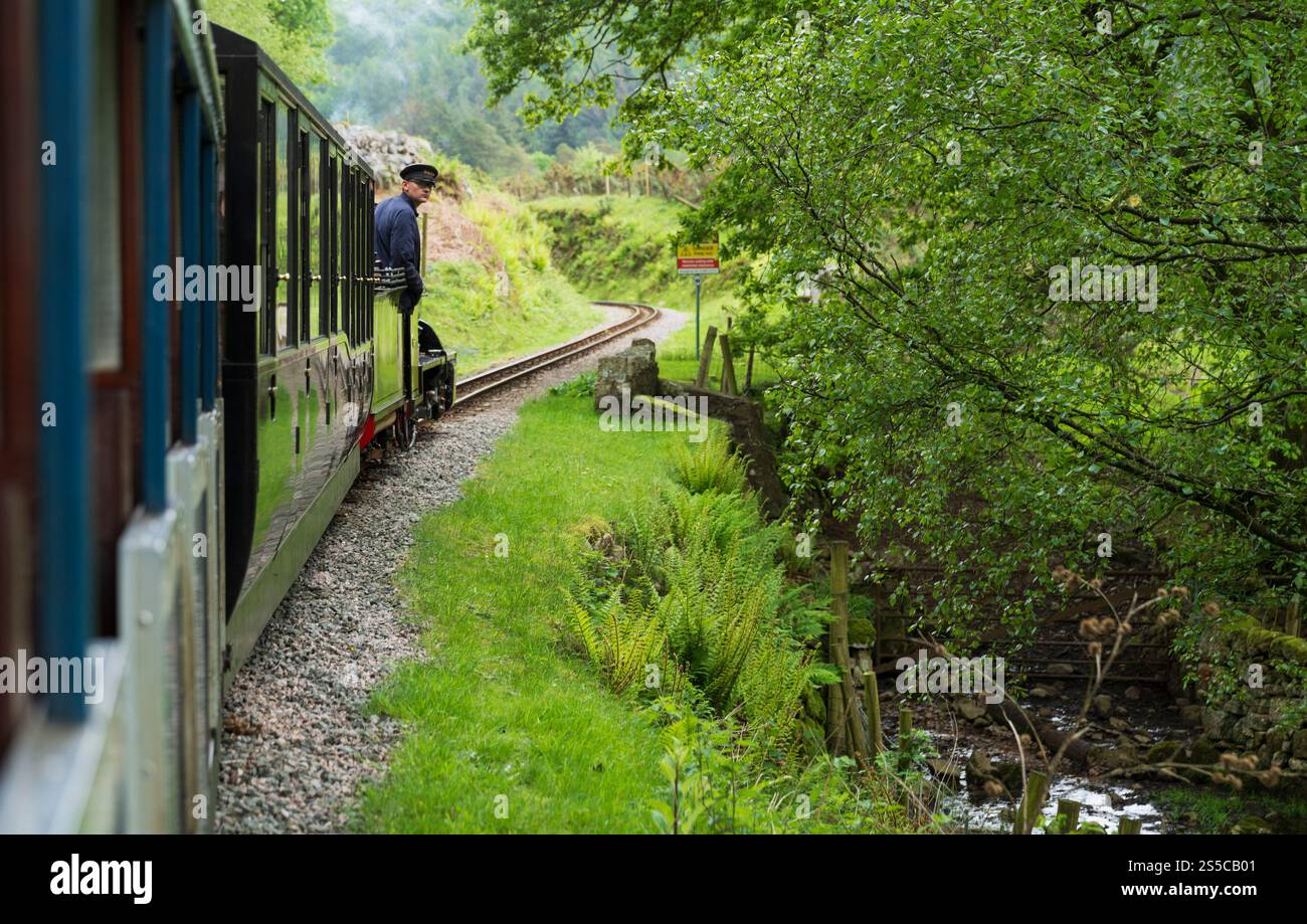 Ravenglass and Eskdale Railway, Cumbria, UK - narrow gauge small rail ...