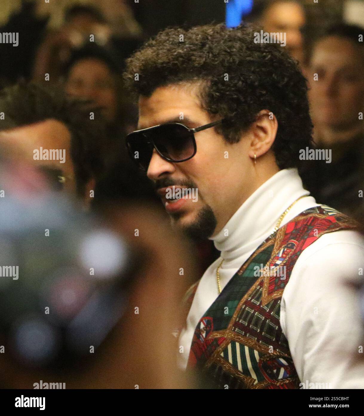 New York, NY, USA. 13th Jan, 2025. Bad Bunny and Jimmy Fallon perform ...