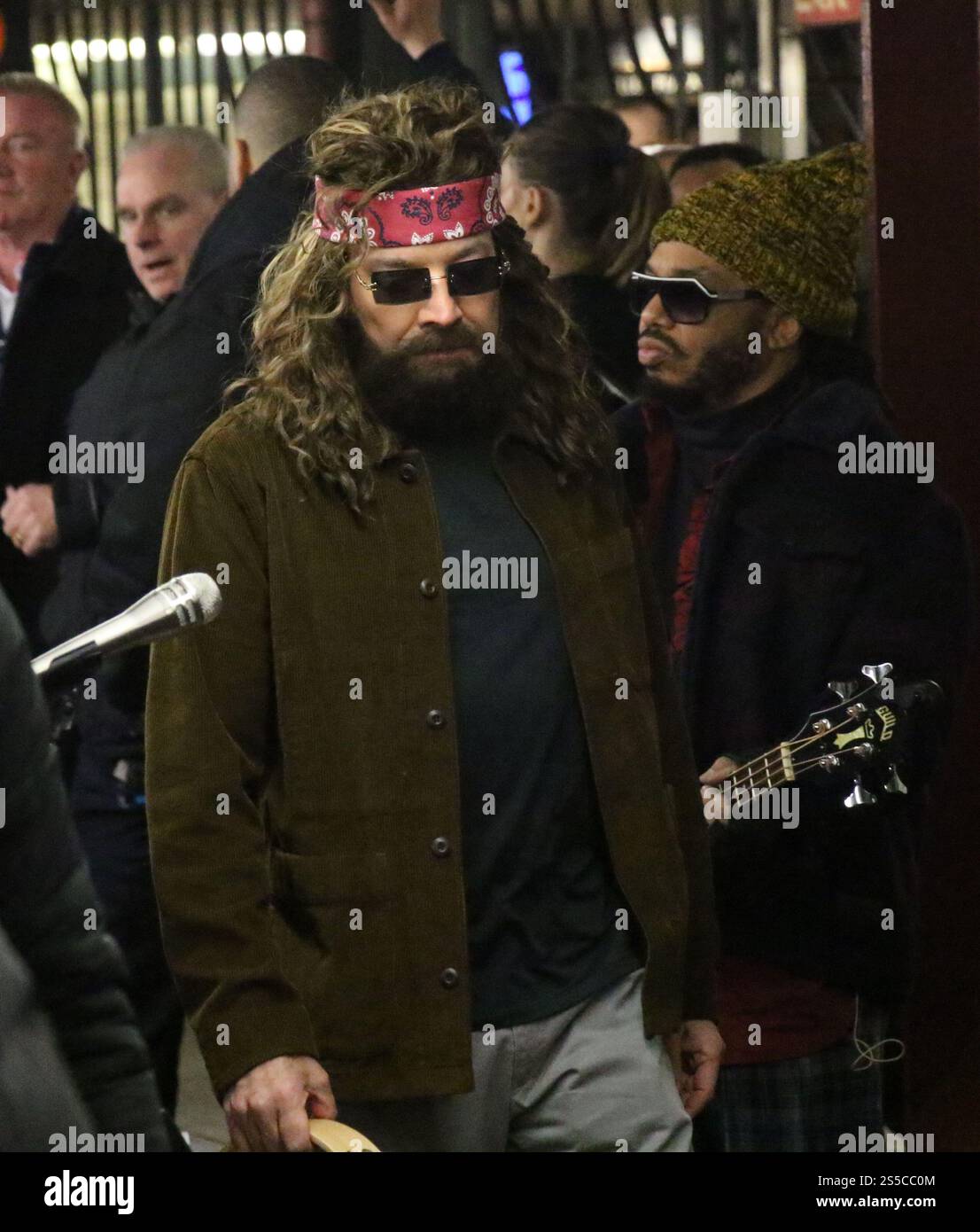 New York, NY, USA. 13th Jan, 2025. Bad Bunny and Jimmy Fallon perform ...