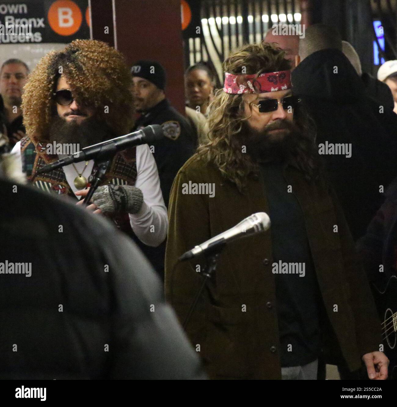 New York, NY, USA. 13th Jan, 2025. Bad Bunny and Jimmy Fallon perform ...