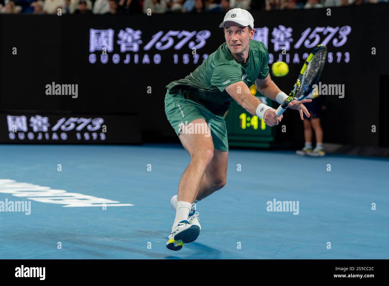 MELBOURNE, AUSTRALIA - JANUARY 14: Botic van de Zandschulp of the ...