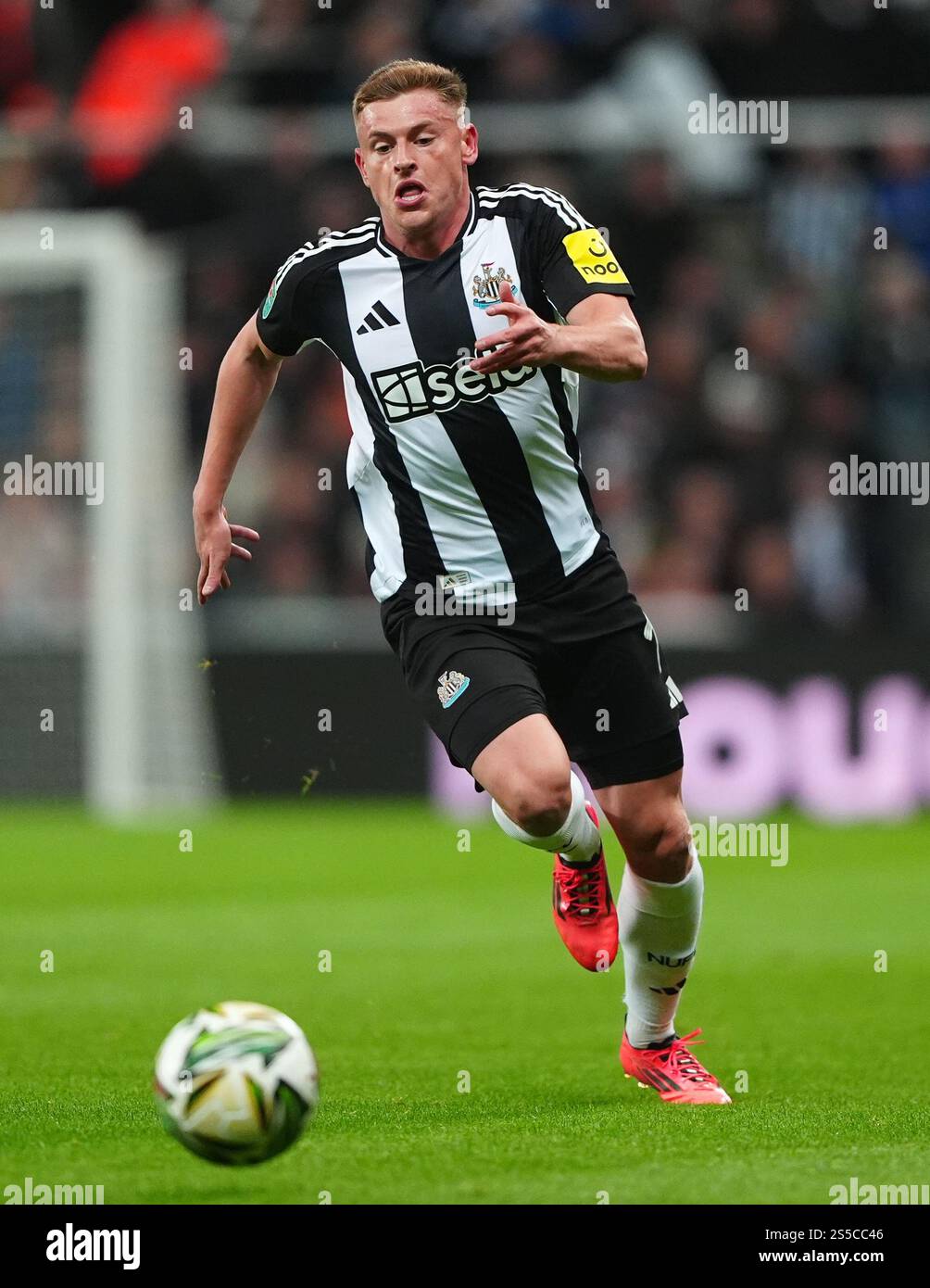 File photo dated 01-10-2024 of Harvey Barnes. Newcastle boss Eddie Howe ...