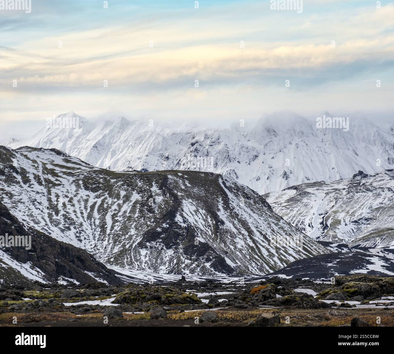 Colorful mountain range in iceland hi-res stock photography and images ...