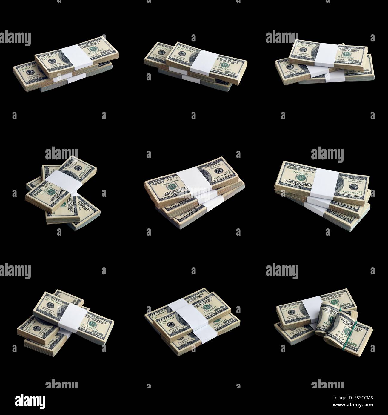 Many silver gift boxes hi-res stock photography and images - Alamy