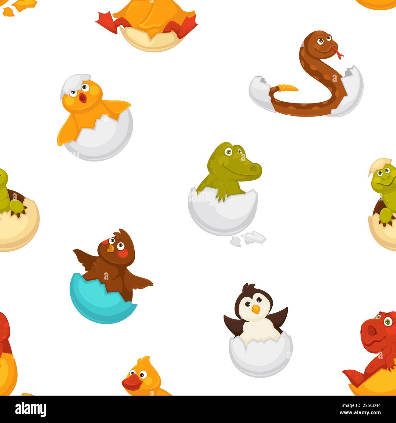 Penguin hatch eggs Stock Vector Images - Alamy