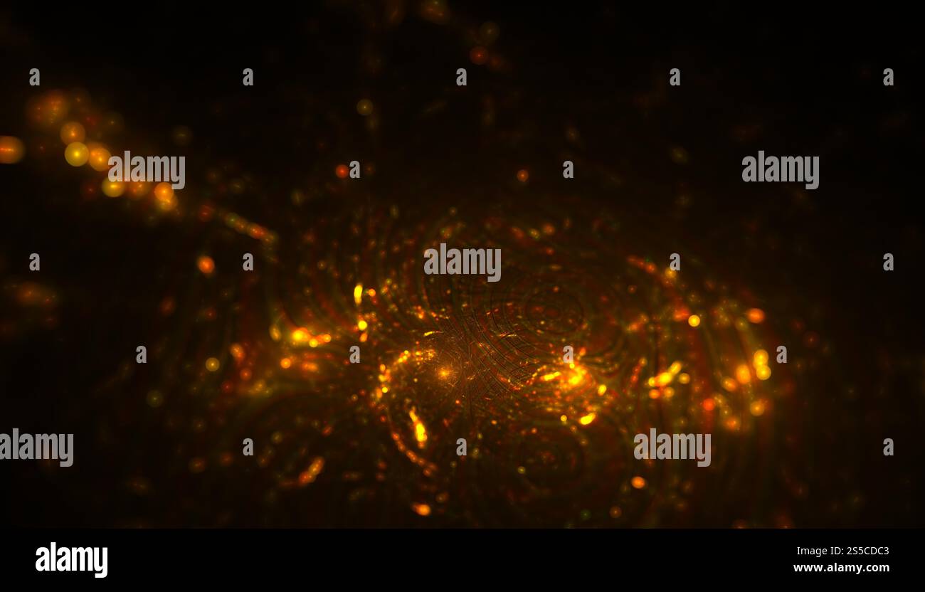 golden dust particles abstract background Stock Photo - Alamy