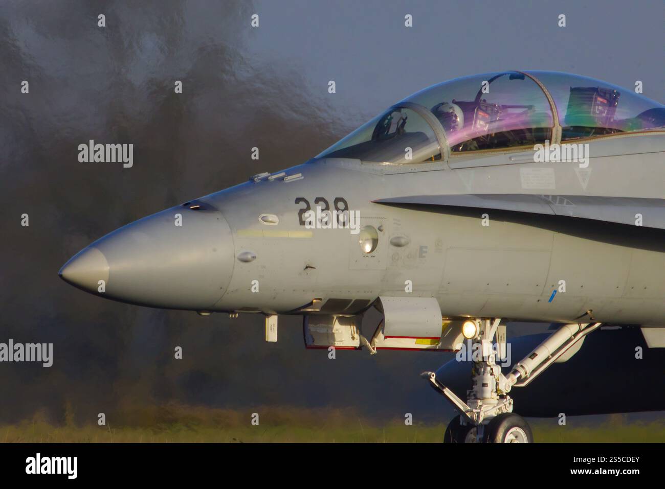 Swiss Air Force F18D, J-5238 at RAF Leeming during Operation Yorknite ...