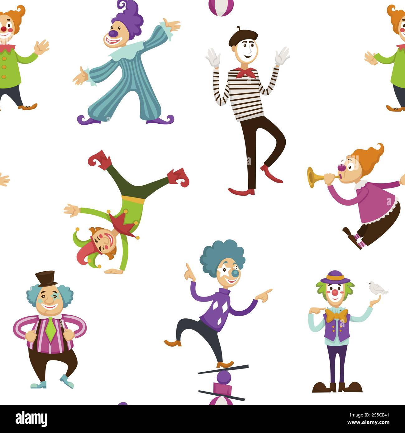 Man wearing clown nose hat Stock Vector Images - Alamy
