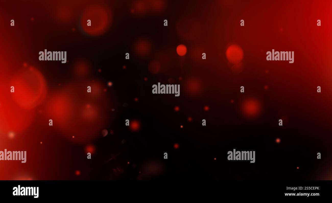 Red Lens flare particles. Abstract background. Christmas wallpaper. Red ...