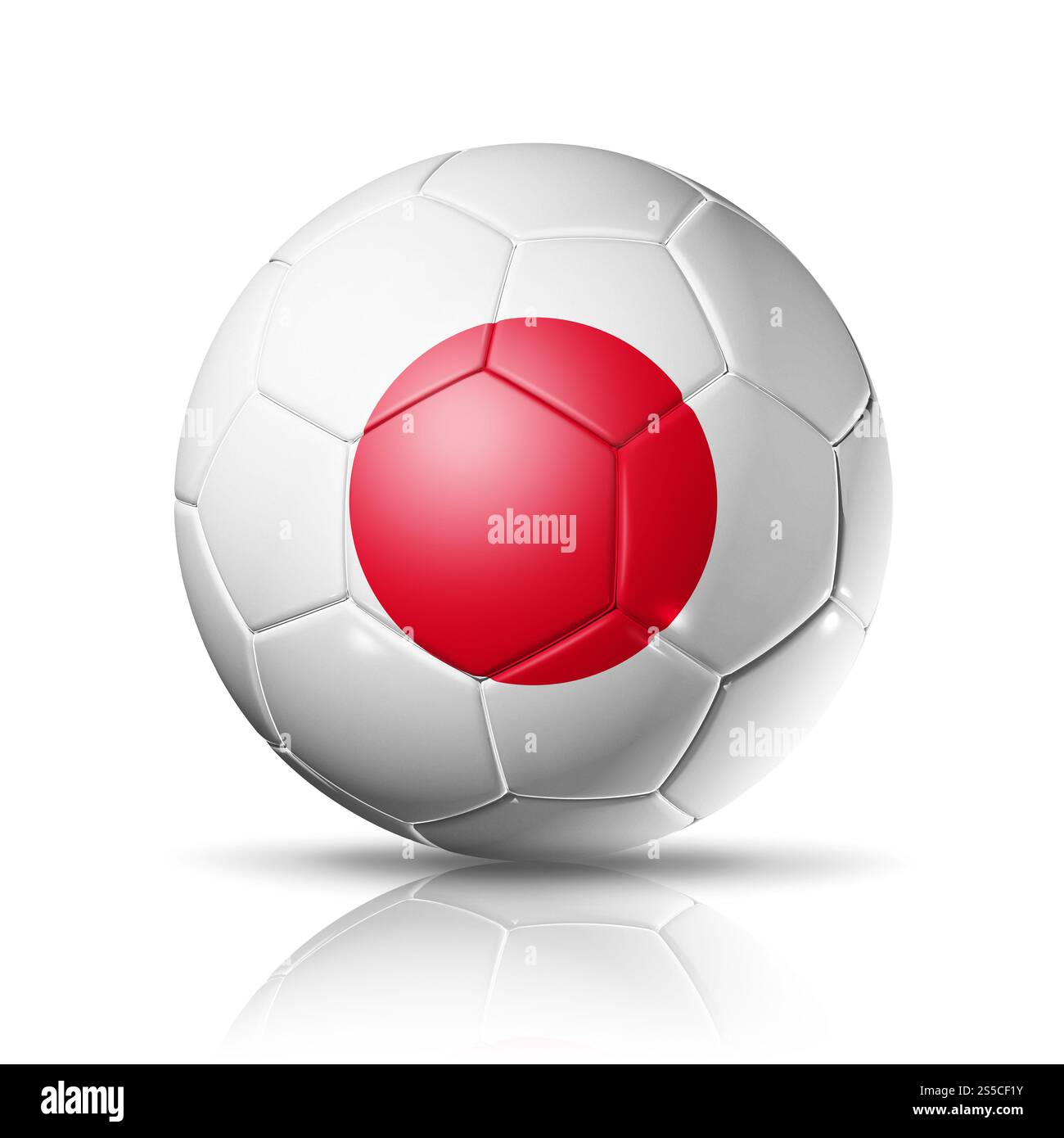 3d soccer ball with japan team flag hi-res stock photography and images ...
