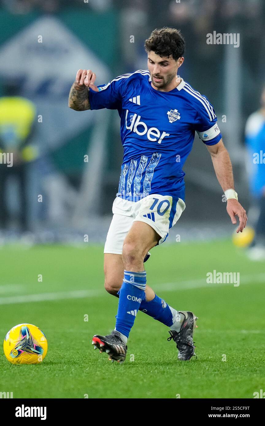 Rome, Italy. 10th Jan, 2025. Patrick Cutrone of Como 1907 during the Serie A Enilive match ...