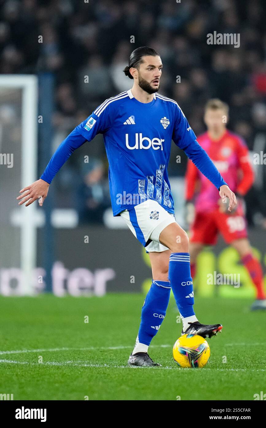 Rome, Italy. 10th Jan, 2025. Alberto Dossena of Como 1907 during the ...